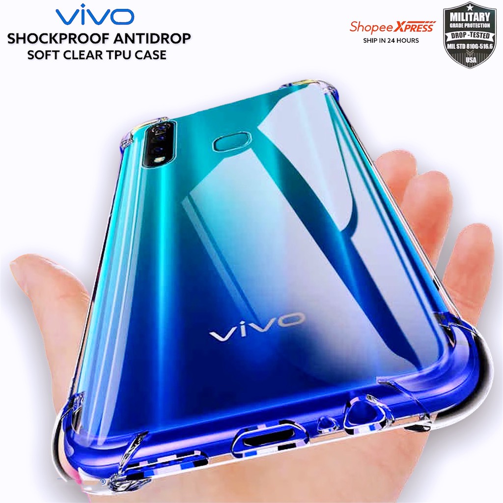 VIVO Y1s Y91c Y91i Y53 Y71 Y66 Y81 Y85 V7 Plus V9 Soft Clear TPU Cover Case | Shopee Malaysia