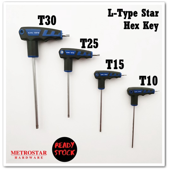 King Toyo L-Type Star Hex Key KT-LT (100mm) | Shopee Malaysia