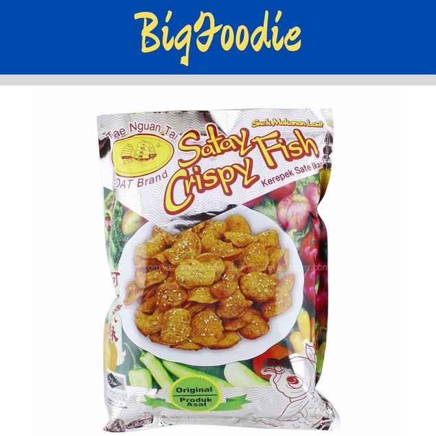 [BFD] Boat Brand Satay Crispy Fish 300g -Tae Nguan Tai Thailand ...