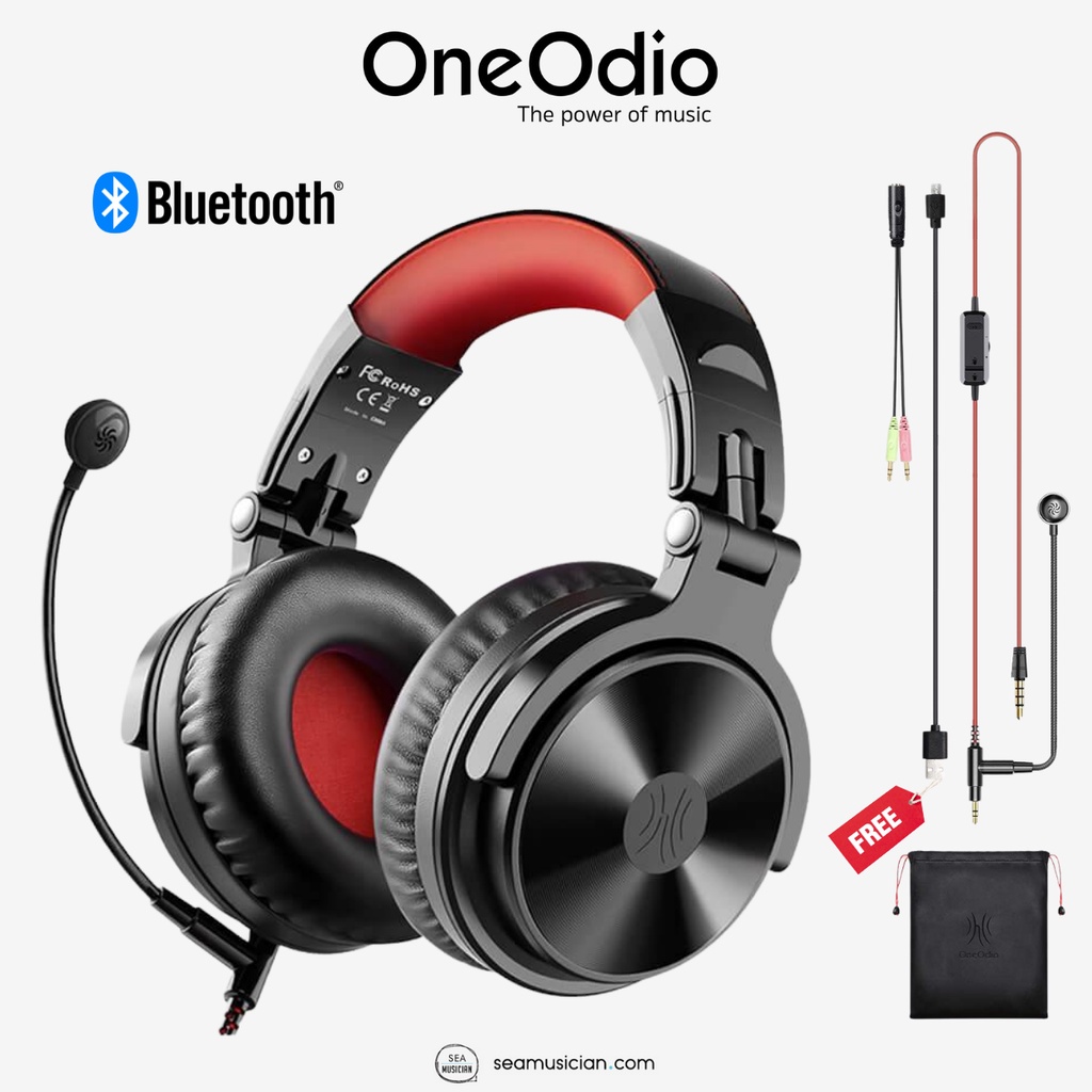 ONEODIO PRO M BLUETOOTH WIRELESS OVER EAR HEADPHONE WITH BOOM MIC (PROM ...