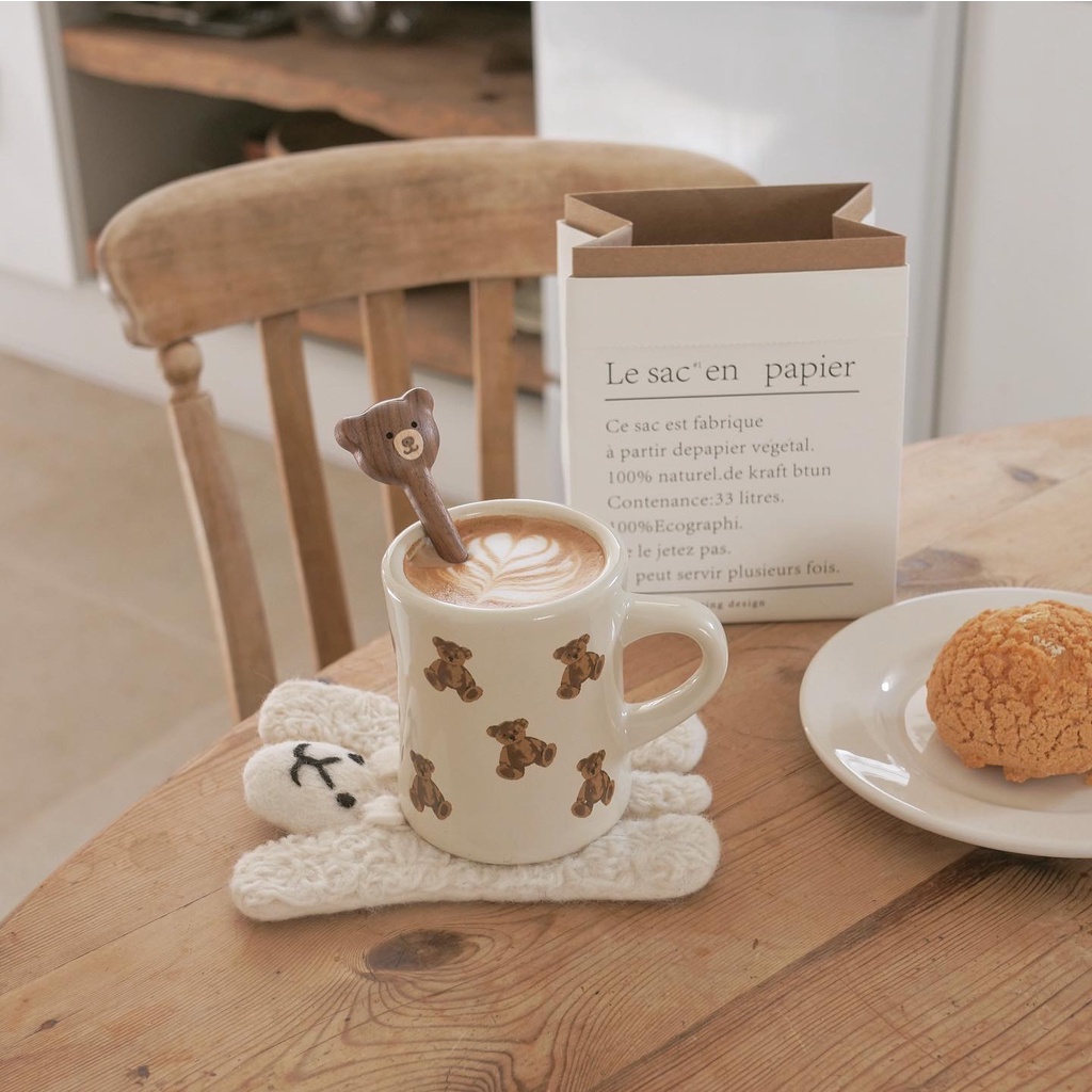 Pre-Order | Bracket Table Teddy Bear Mug (350ml) | Shopee Malaysia