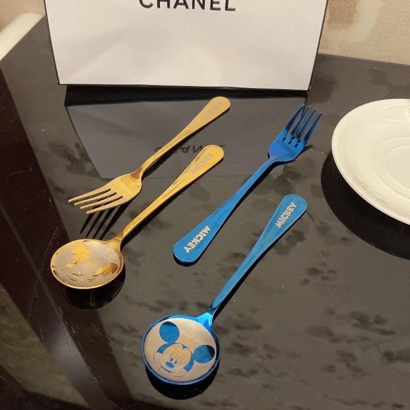 Mickey spoon set, disney spoon set, Mickey stainless steel spoon ...