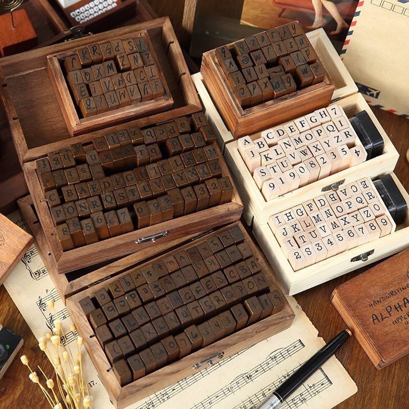 (NEW 99% - Free Ink) Box Of 70 vintage Handwriting ALPHABET - ALPHABET ...