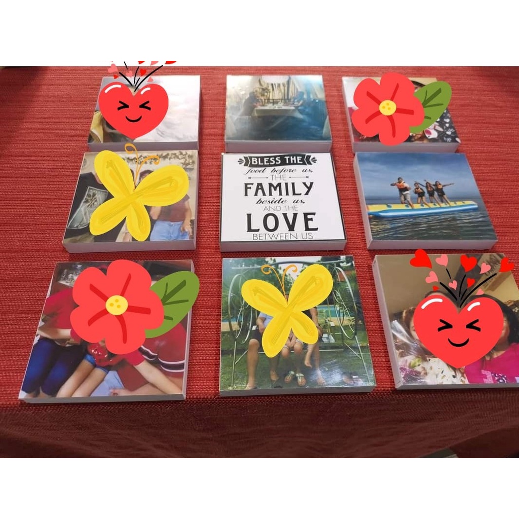 Personalized Photo Tiles/Wall Mural on Sintra Board 5x5, 8x8, A4, 11x12 ...