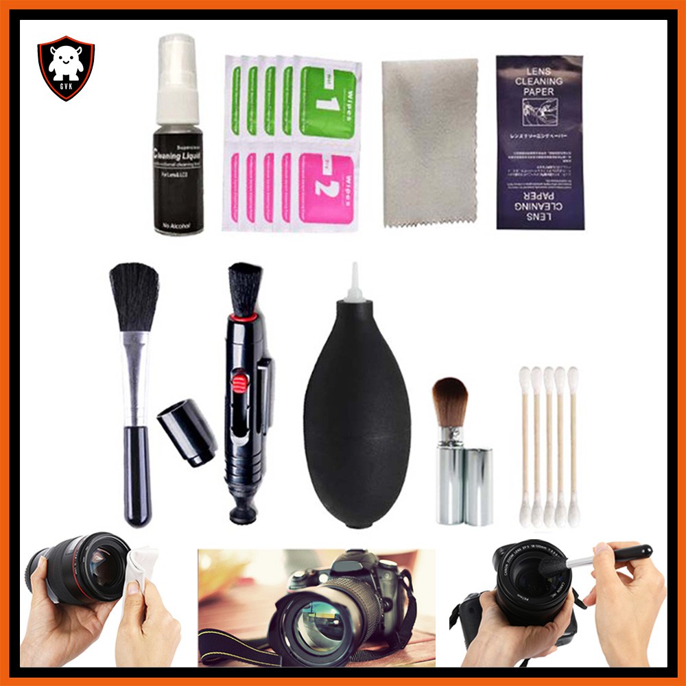 9 In 1 Cleaning Kit Camera Lenses Glasses Laptop Smartphone Tablet Lens