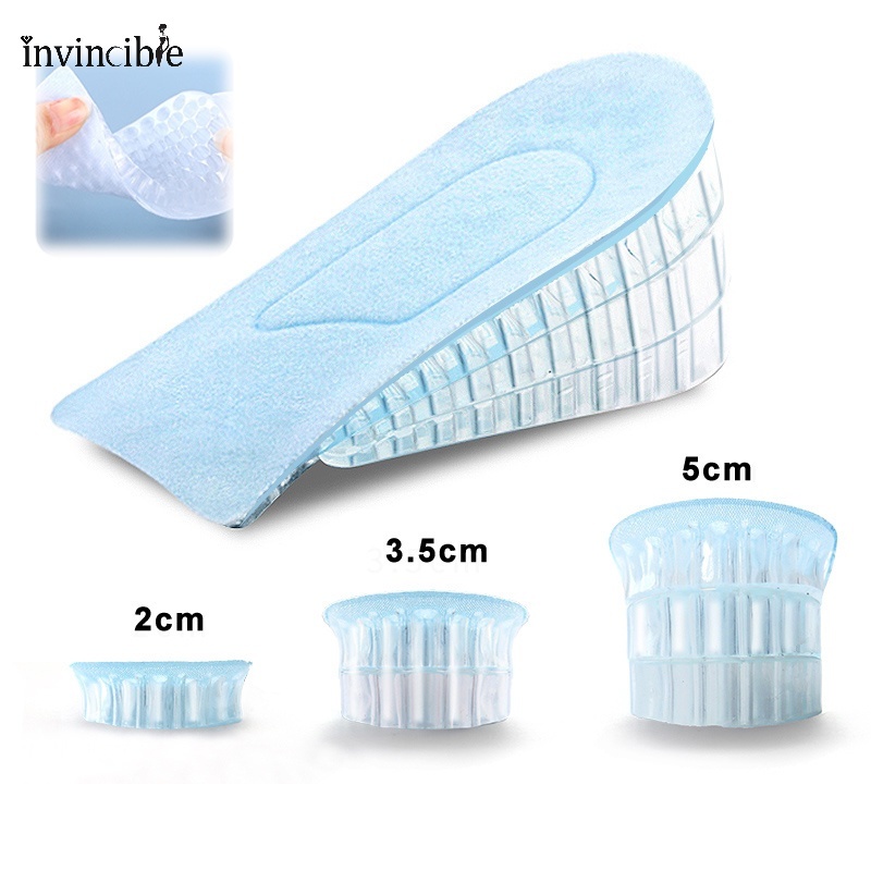 Silicone Gel Insoles Heel Cushion/ Spur Support Shoe Pad Feet Care ...