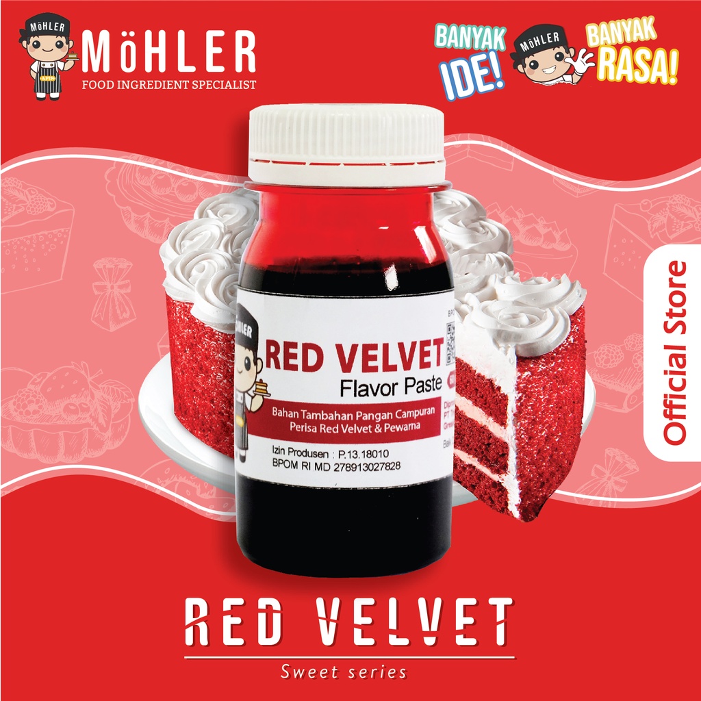 Mohler RED VELVET Coloring Paste | Shopee Malaysia