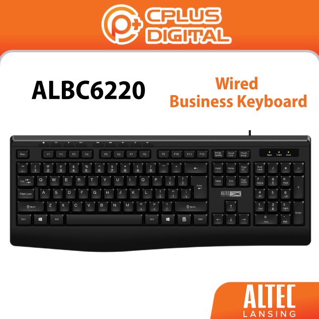 Altec Lansing ALBK6220 Wired Keyboard | ALBK 6220 | Shopee Malaysia