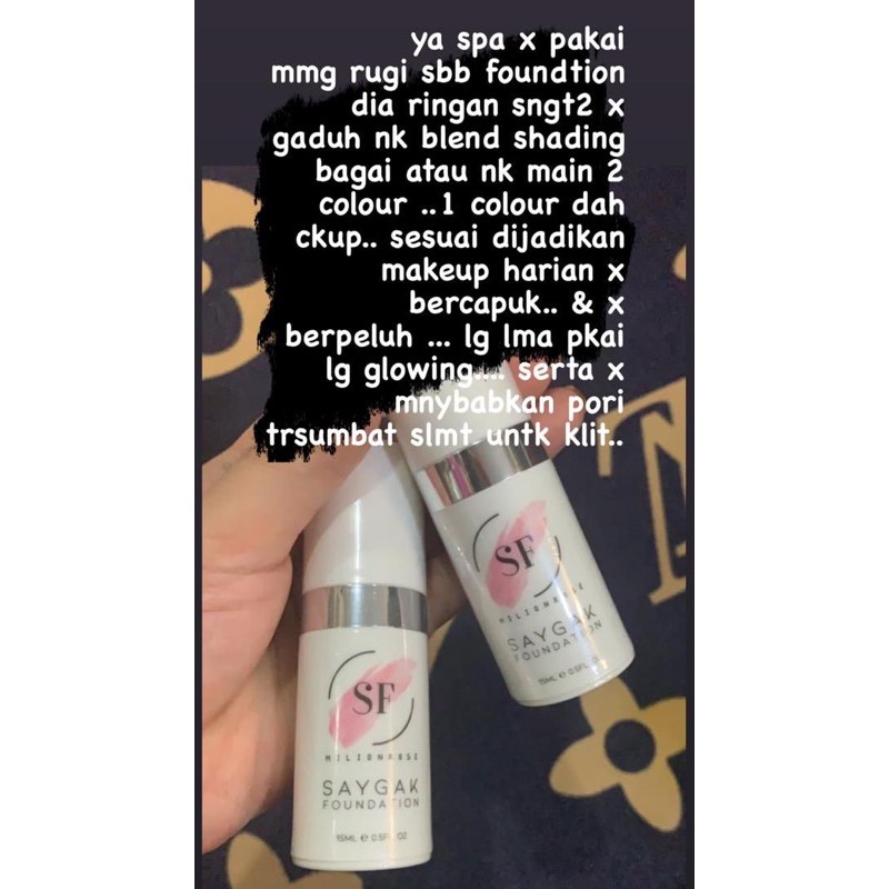 🔥🔥 SAYGAK FOUNDATION 🔥🔥 | Shopee Malaysia