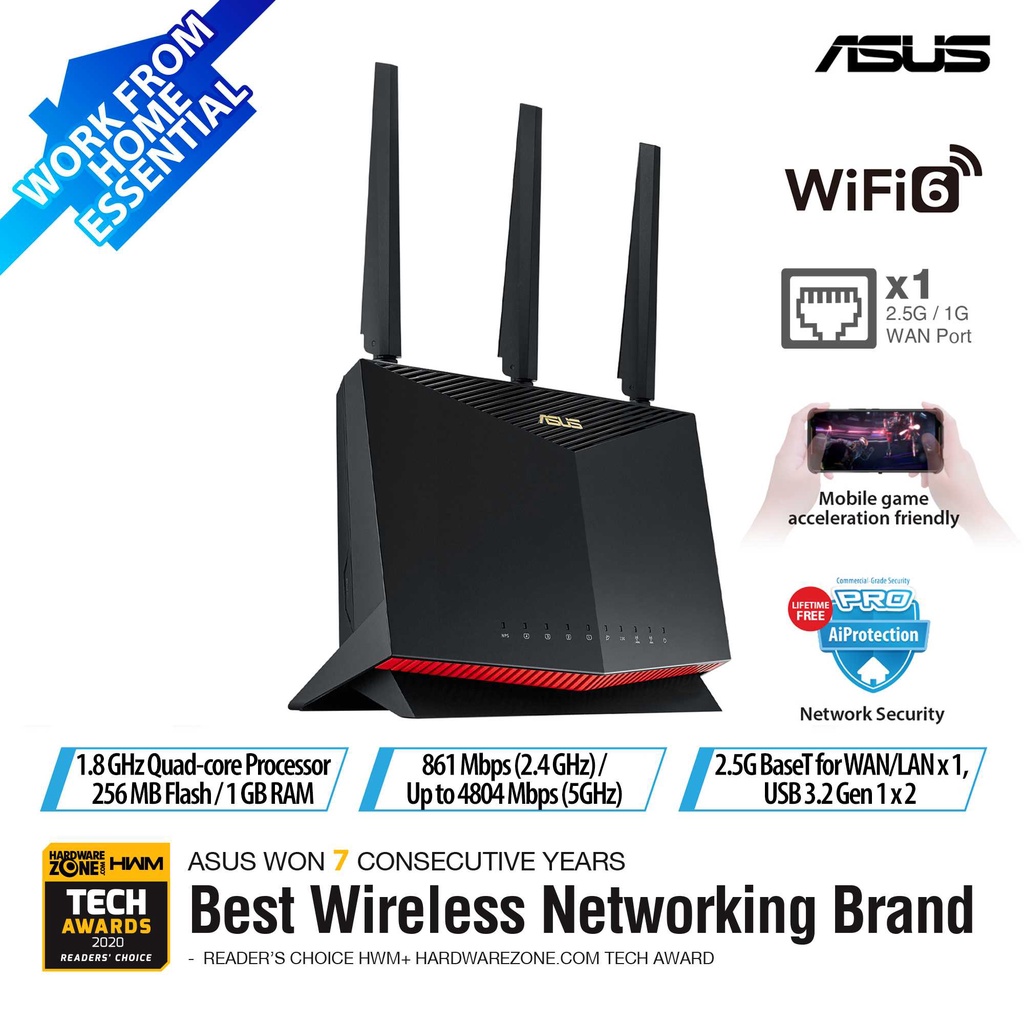 ASUS RT-AX86U | Shopee Malaysia