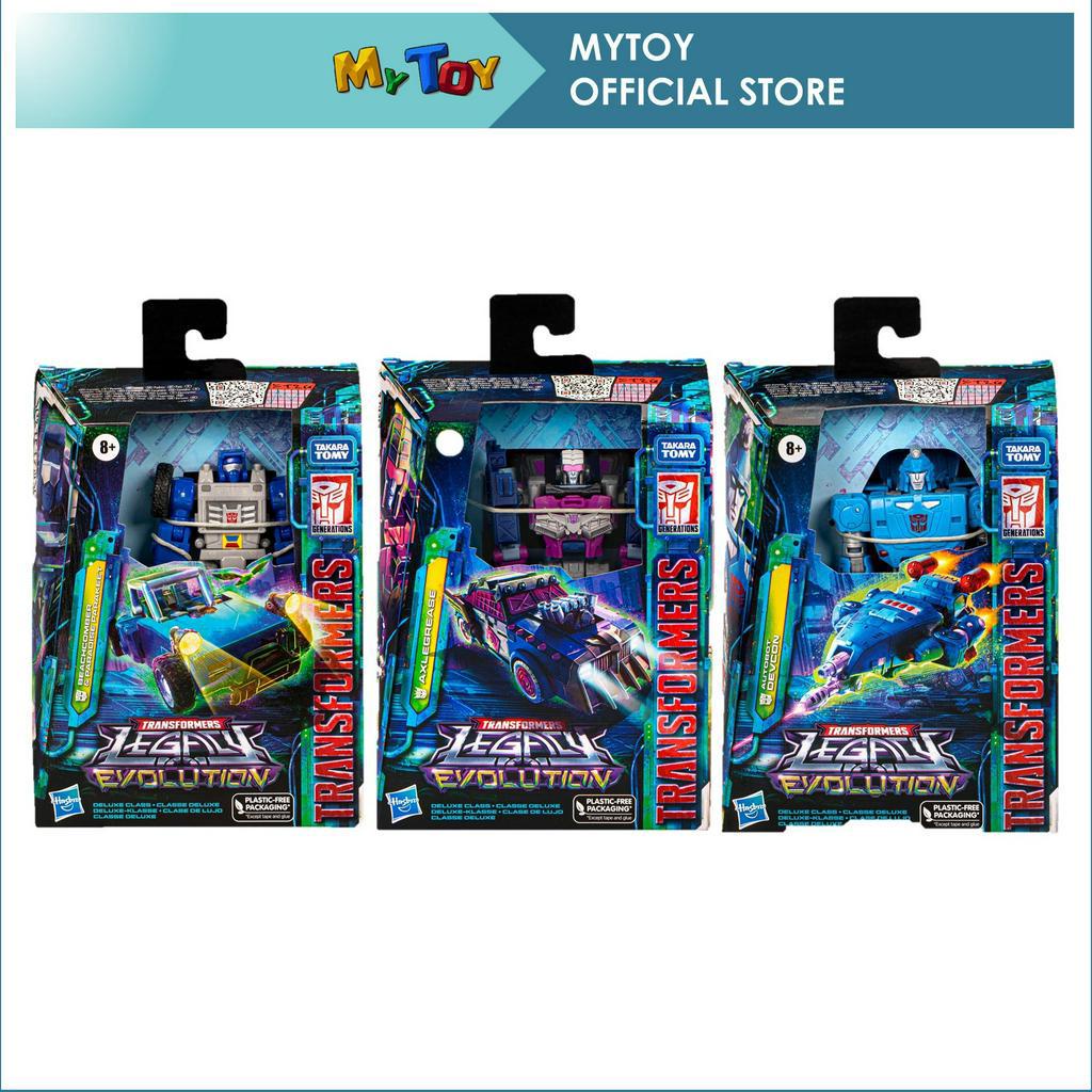Hasbro Transformers Legacy Evolution Deluxe Axlegrease / Devcon / Beachcomber & Paradise ...
