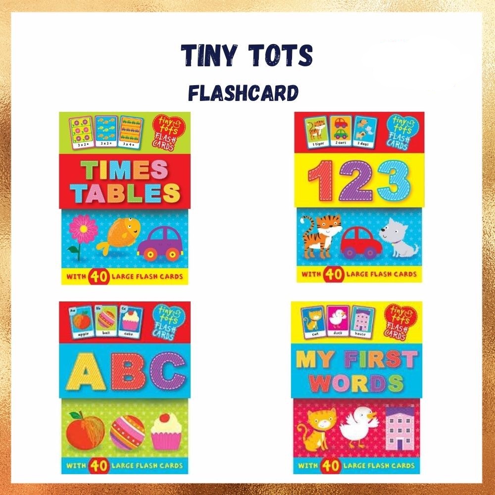 Tiny Tots Flash Cards for Kids (My First Words Flashcards) | Shopee ...
