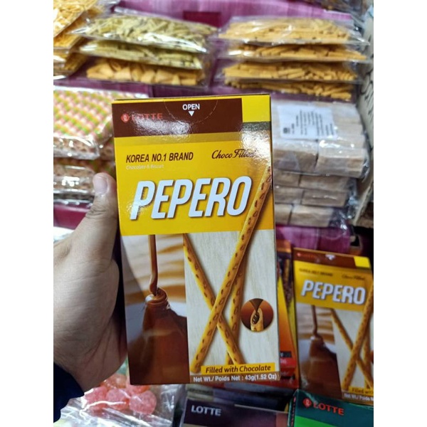 Lotte Pepero Kotak Besar Big Box Stick Biscuit Pack 256g Shopee Malaysia