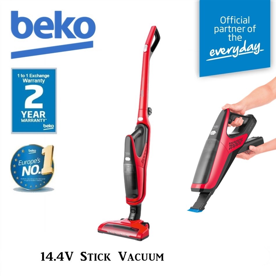 BEKO 14.4V Upright Stick Vacuum Cleaner with DC Motor VRT61814 ...