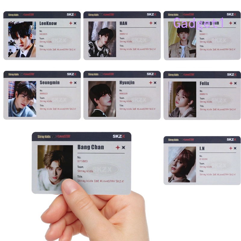 Kpop STRAY KIDS Character ID Cards Photocards LOMO Cards For Fans ...