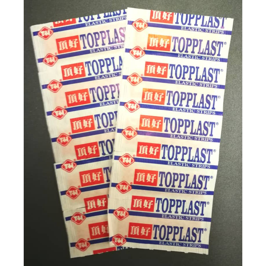 TOPPLAST ELASTIC STRIPS ( 10'S ) | Shopee Malaysia