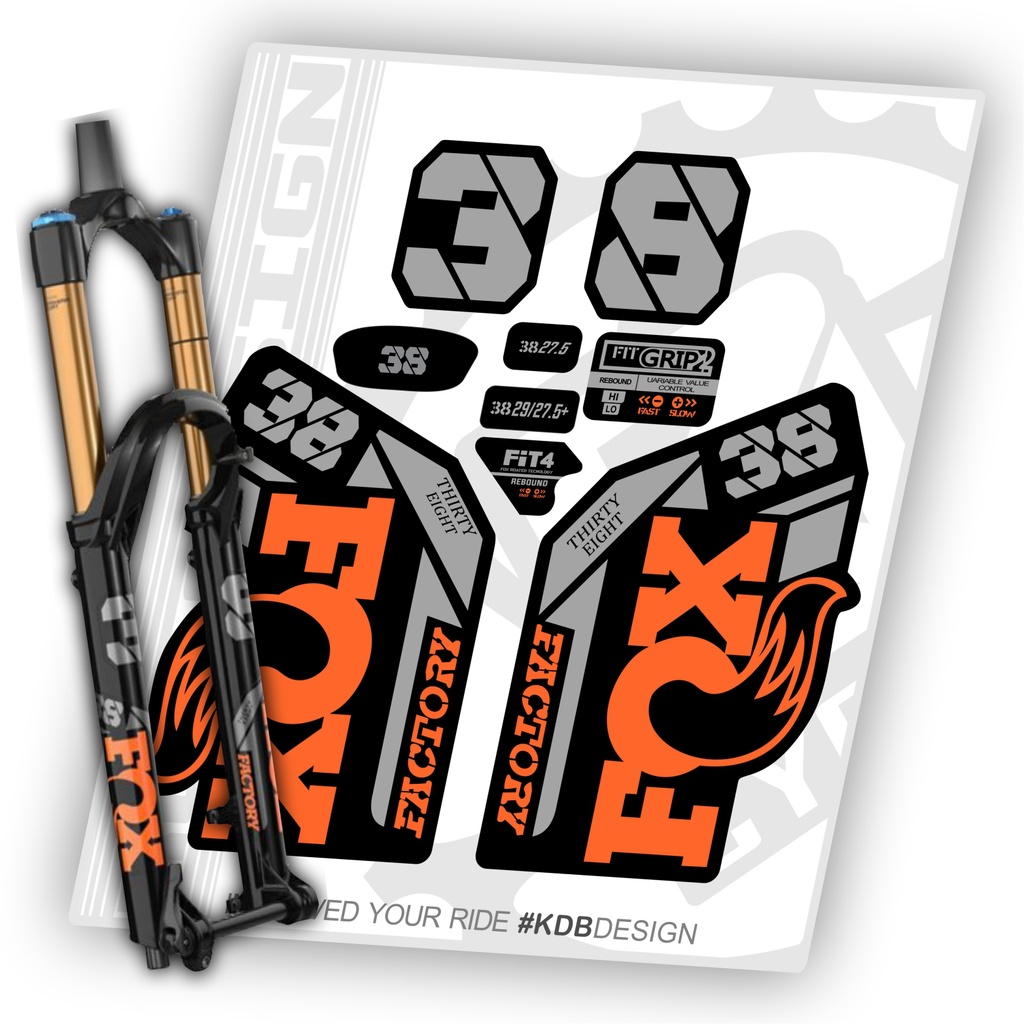 Decal fork FOX 38 FLOAT FACTORY 2021 ter New Klaten Decal Bike Bicycle ...