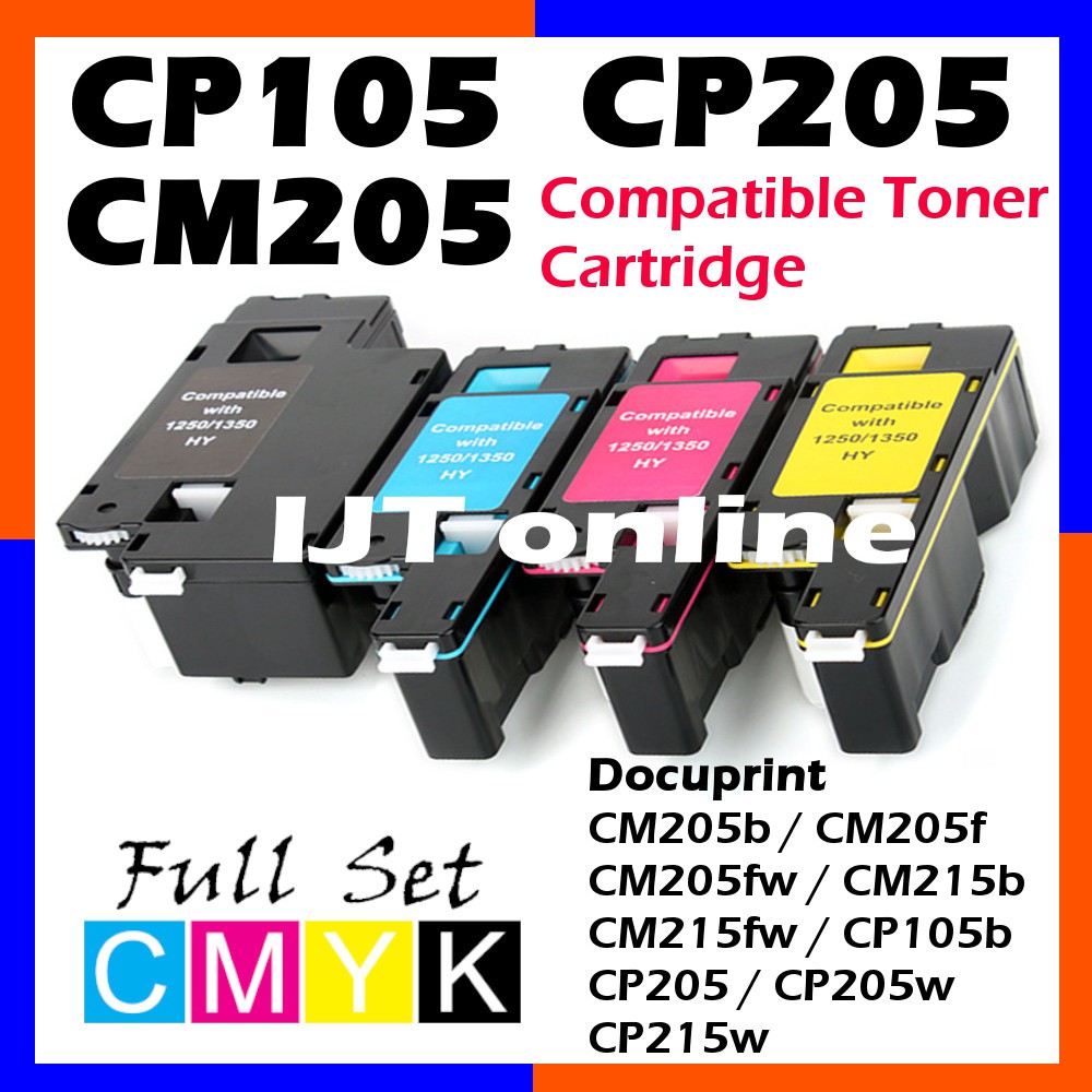 SET Compatible Fuji Xerox Docuprint CP105 CP205 CM205 CM205B CM205F CM205FW CM215w CM215fw ...
