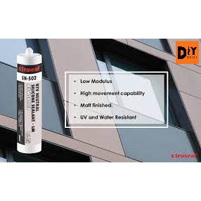 🔥 XTRASEAL SN-502 RTV Neutral Silicone Sealant Black 300ml All Weather ...