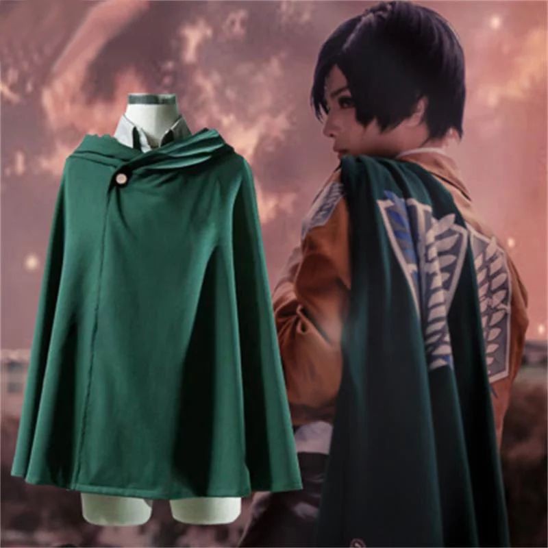Attack on Titans Cape Cosplay Anime AOT Cloak | Shopee Malaysia