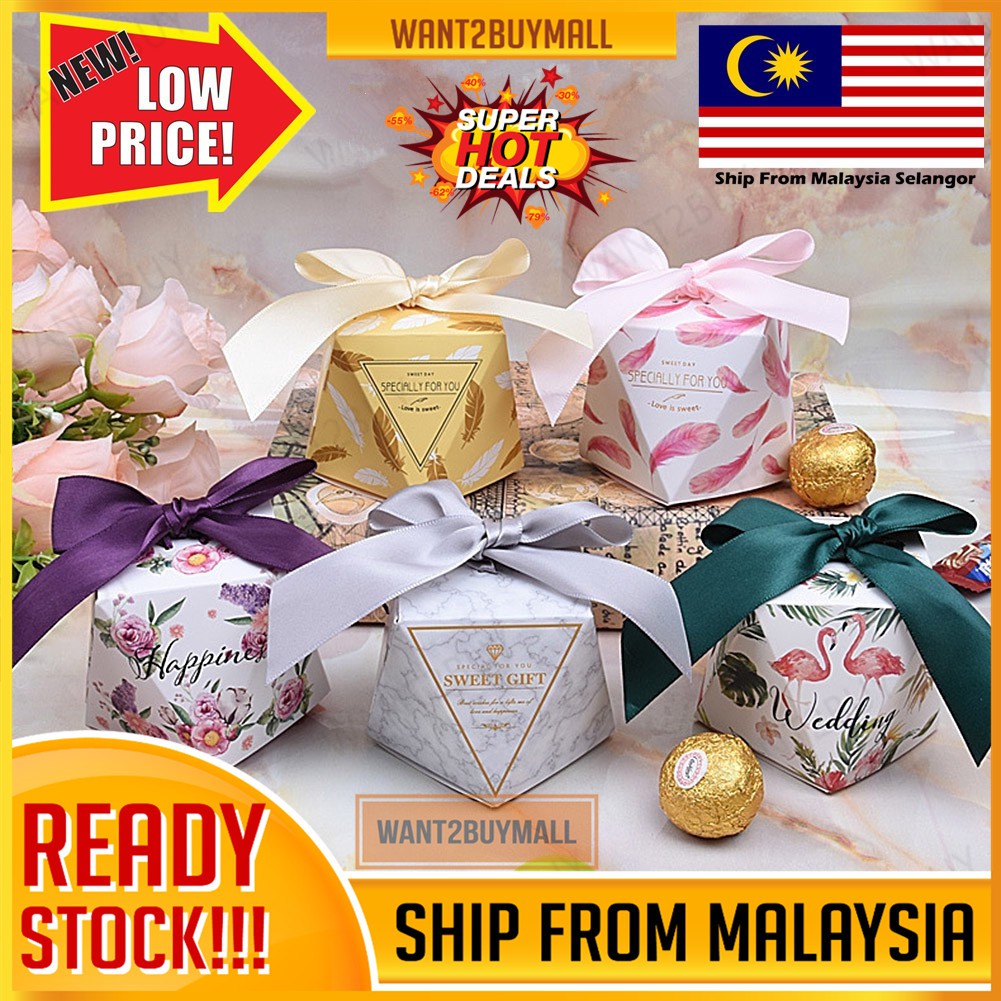 🇲🇾 Wedding Party Birthday Favour Goodies Gift Souvenir Doorgift Candies ...