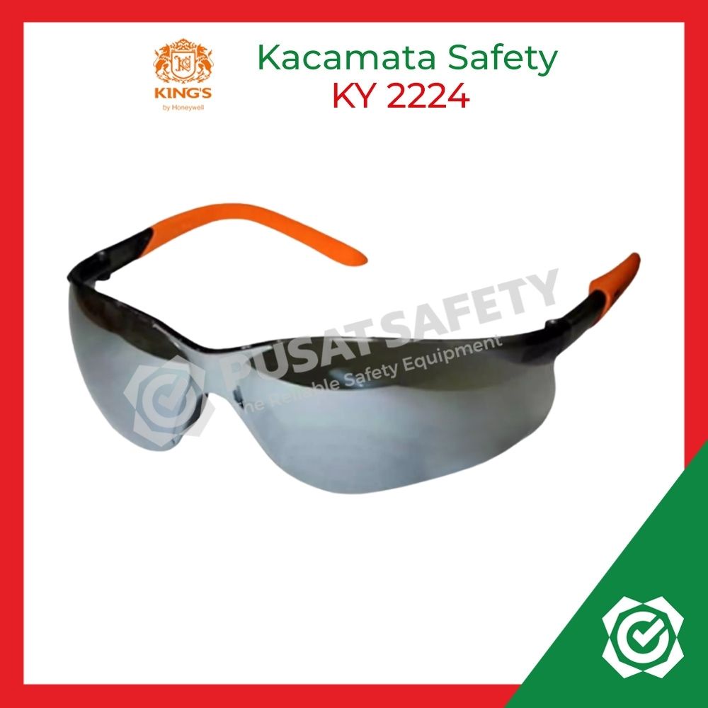 Original Kings Gray KY2224 Mirror Safety Glasses | Shopee Malaysia