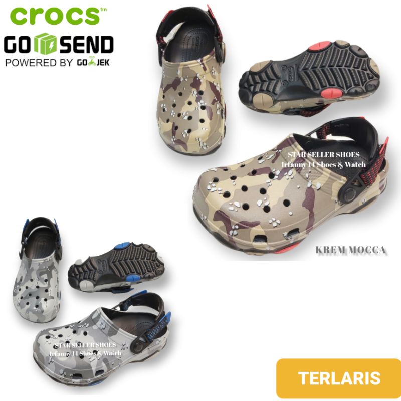 PRIA Crocs Sandals Men TERRAIN CAMOUE CLOG | Shopee Malaysia
