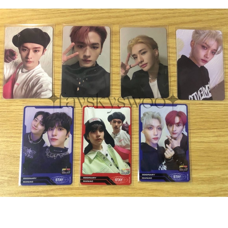 STRAY KIDS SKZ OFFICIAL PHOTOCARDS (ODDINARY) album pc and trading pc SEUNGMIN LEE KNOW JEONGIN ...
