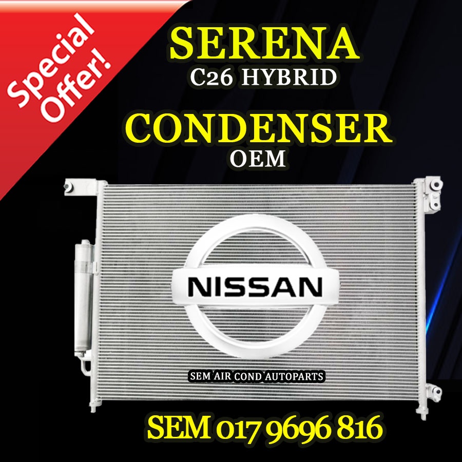 NISSAN SERENA C26 HYBRID OEM TAIWAN NEW CONDENSER/ KONDENSER (CAR ...