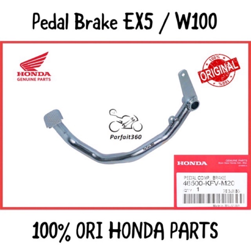 Honda Ex5 / Ex5 Dream Brake Pedal Original Honda / AAP | Shopee Malaysia