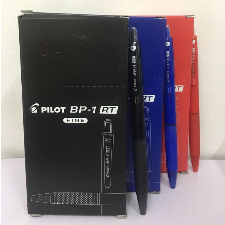 PILOT BALL PEN BP-1 RT fine 0.7 12's / box | Shopee Malaysia