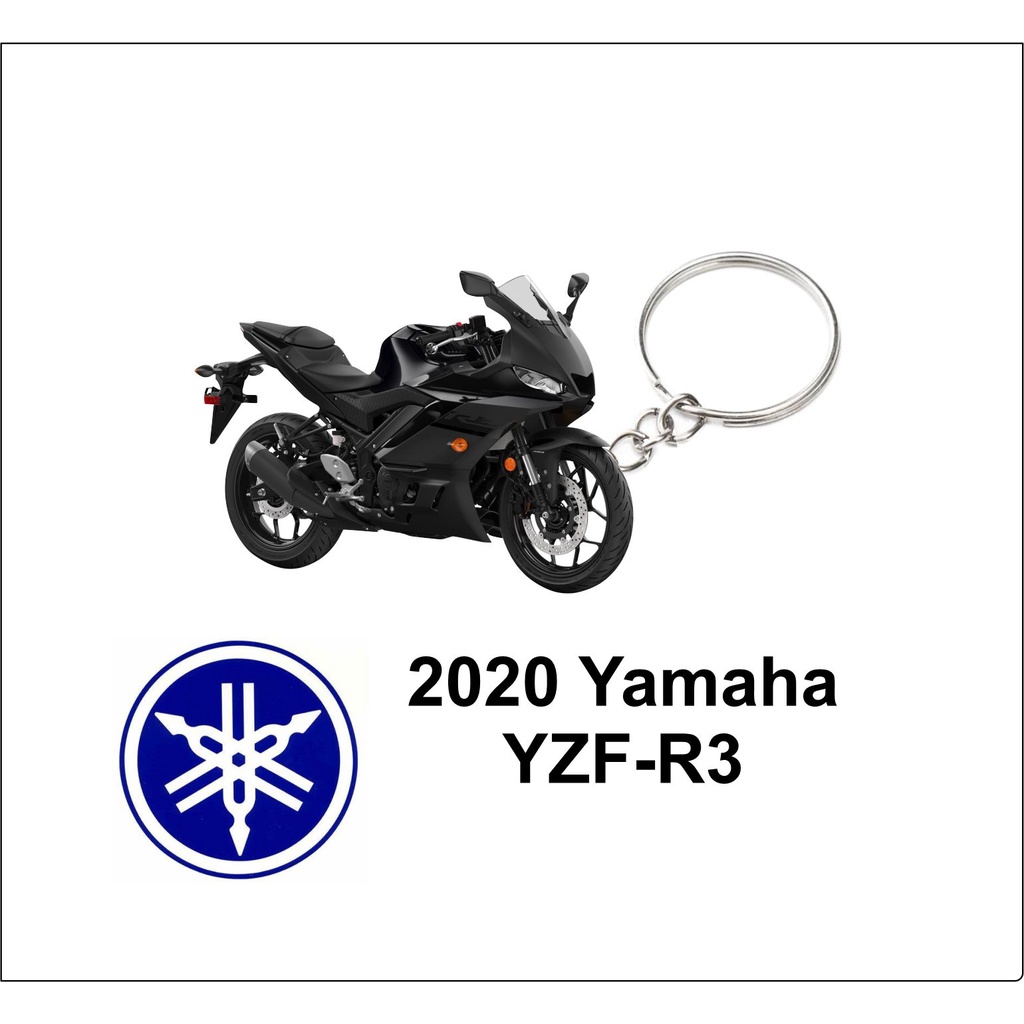 yamaha YZF-R3 black keychain 2d yzf r3 | Shopee Malaysia