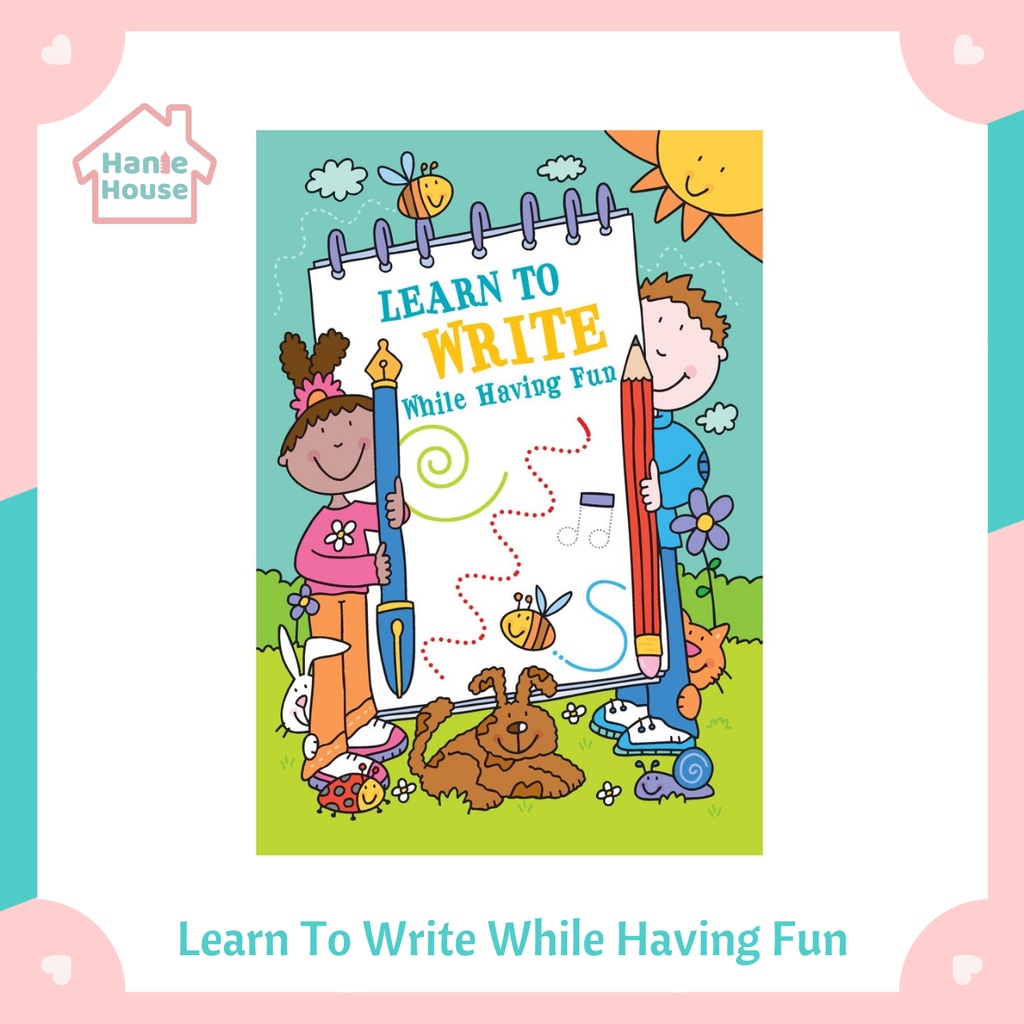 Learn to Write While Having Fun (Children Activity Book) | Shopee Malaysia