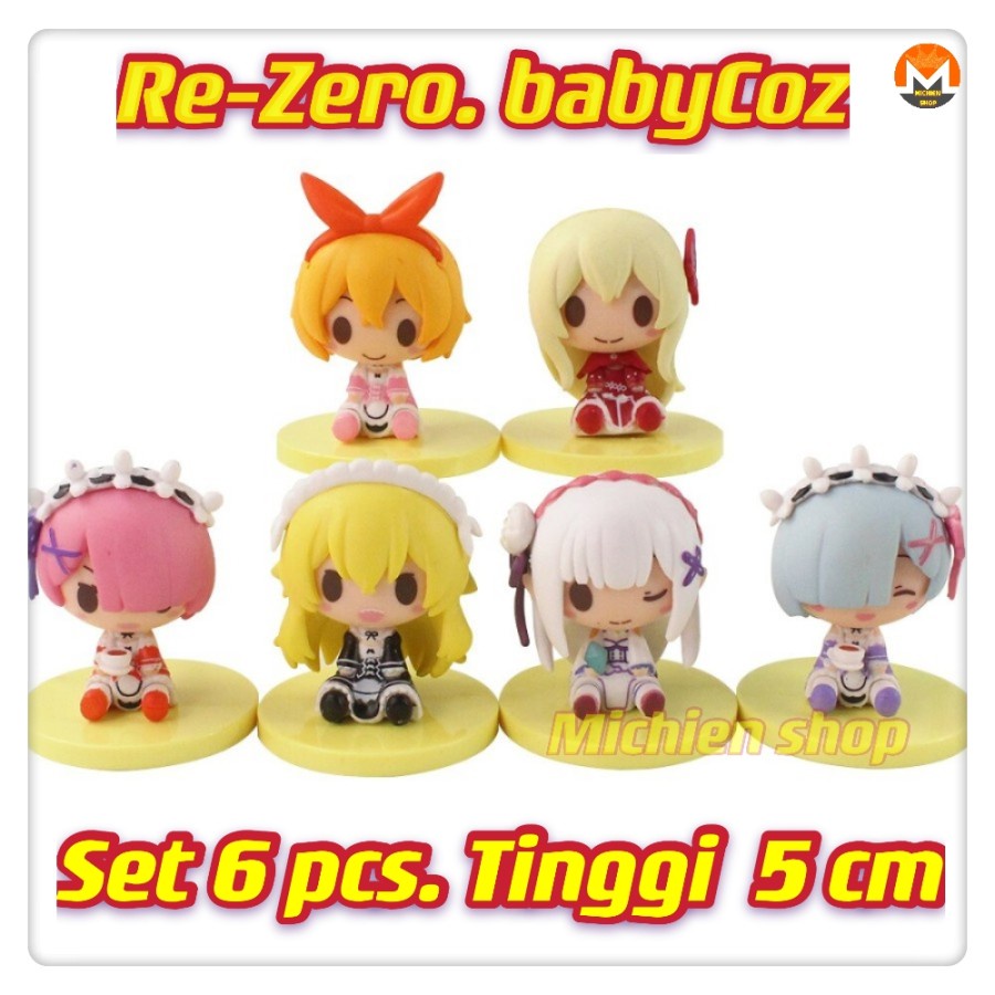 Emilia Brake Figures Beatrice Figures Girls zero Model Toys | Shopee ...