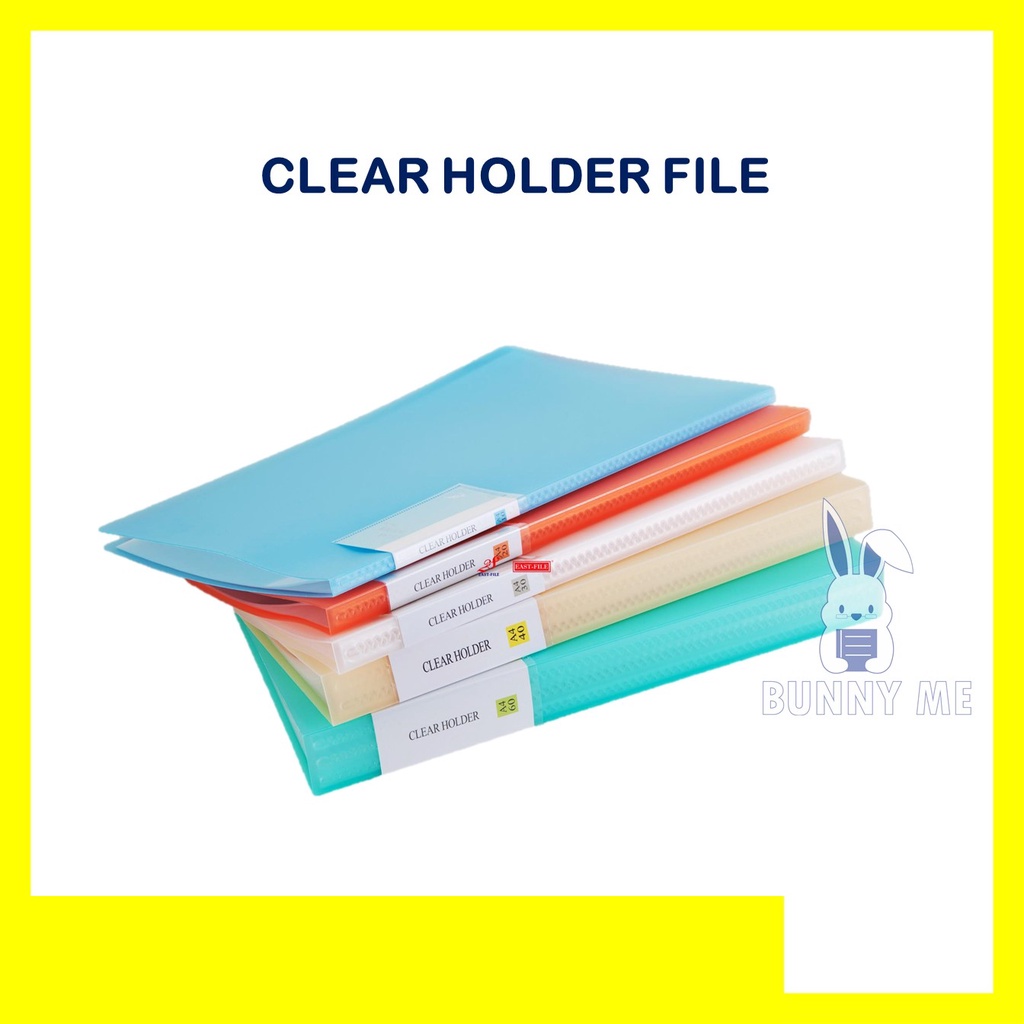 A4 CLEAR HOLDER FILE 10,20,30,40,60 POCKETS / FAIL PEMEGANG JELAS CNA1O ...