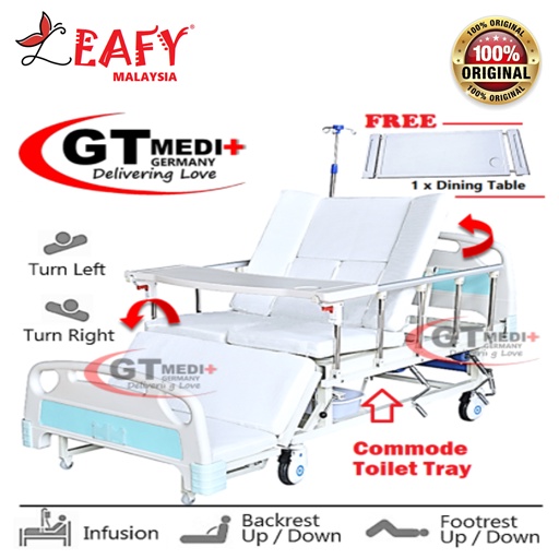 【100% ORIGINAL】WSS-01 GT MEDIT GERMANY 8 Functions Medical Hospital Nursing Bed Mattress ...