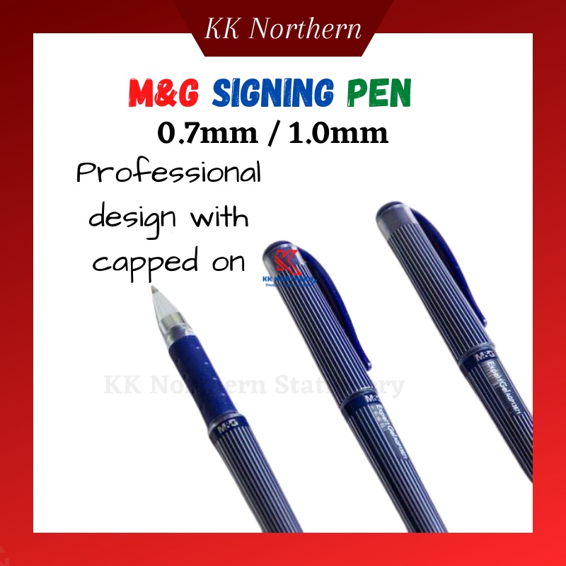 M&G Expert Gel Pen 0.7mm 1.0mm AGP13671 / AGP13672/ Black Signature Pen ...