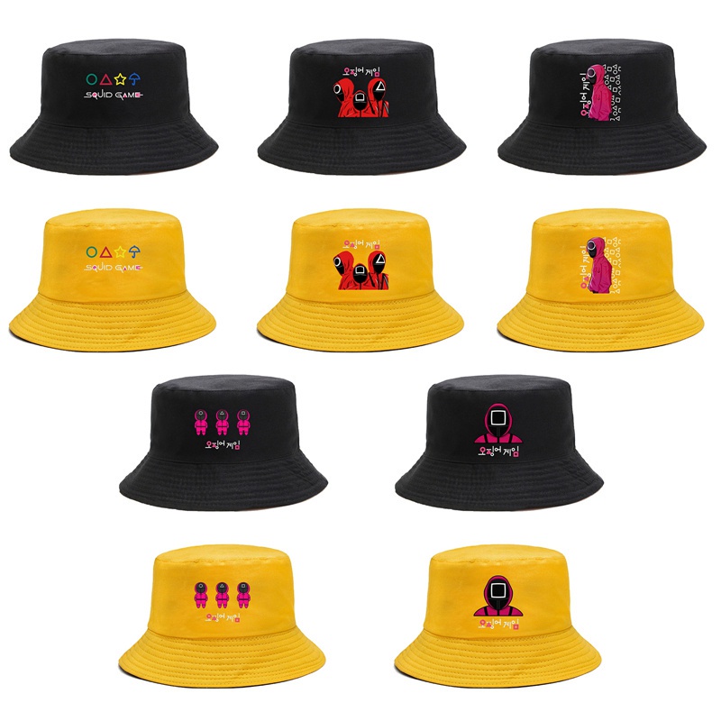 Hospitality SQUID GAME BUCKET HATS Netflix Series Game Squid Bucket ...