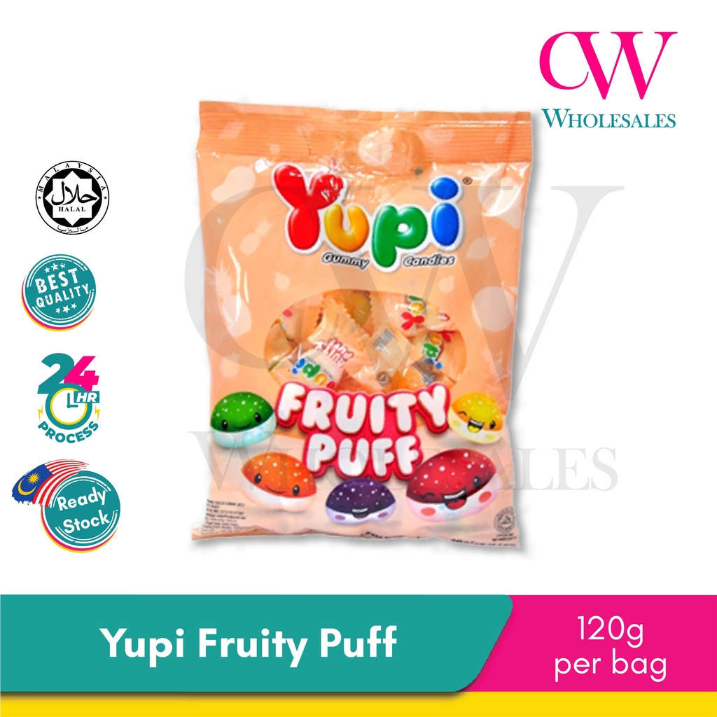 Gummy jelly Yupi Burger Yupi Cola Yupi Bear Yupi Lunch Yupi Fruity Puff ...