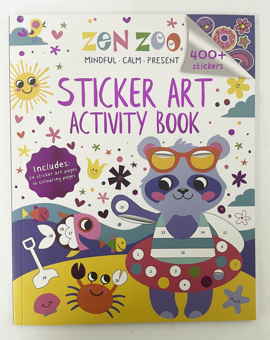 Cute Animals Sticker Art Book Zen Zoo with 400+ Stickers & Activities ...