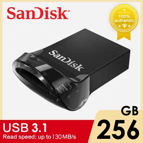 SanDisk CZ430 Ultra Fit USB 3.1 Mini USB Drive / Flash Memory 256GB ...