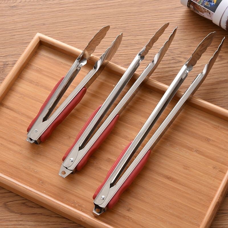 Multi Purpose Kitchen Cooking Tongs Stainless Steel Food Tongs ...