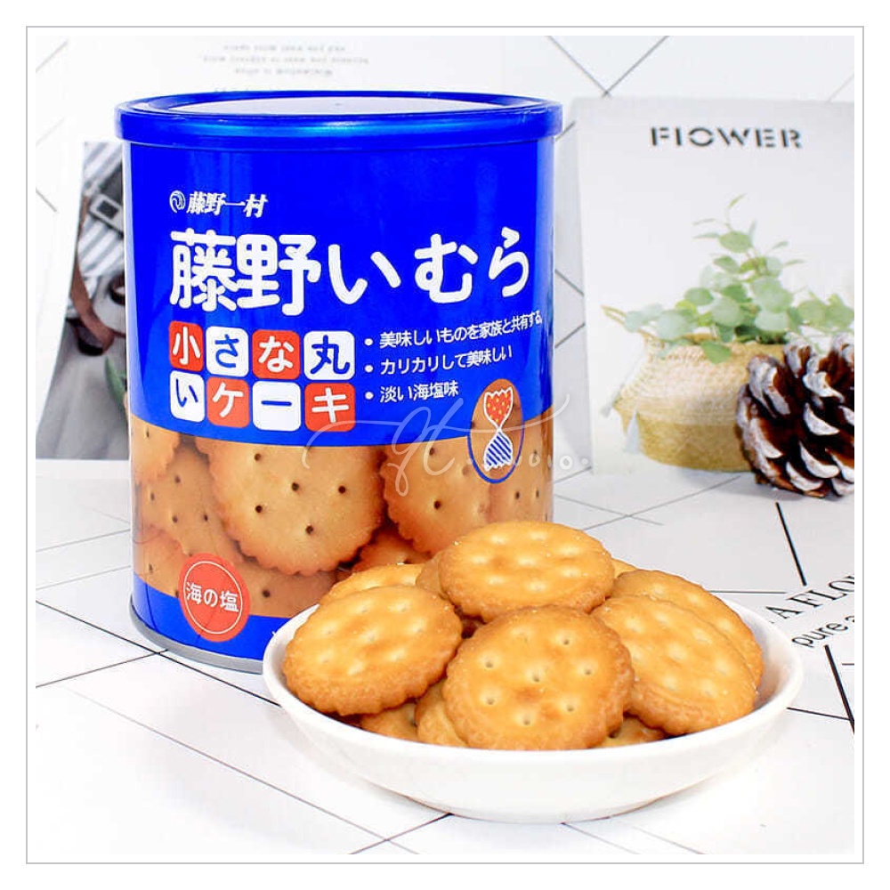 [Ready Stock] Japanese Sea Salt Crackers Round 138g Fujino Ichimura ...
