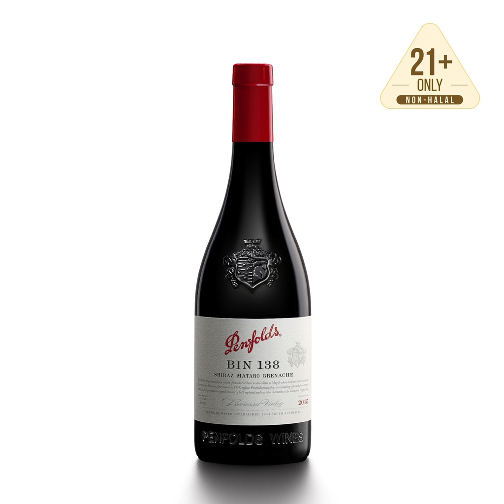 Penfolds Bin 138 Shiraz Grenache Mataro 750ml Red Wine Australia Wine ...