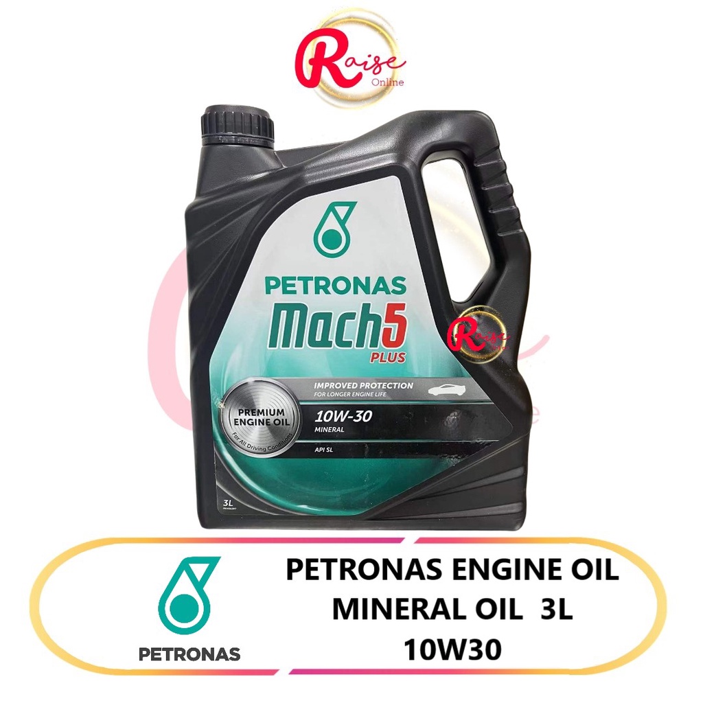 Petronas Mach 5 Plus 10W30 3L Engine Motor Oil Fluid | Shopee Malaysia