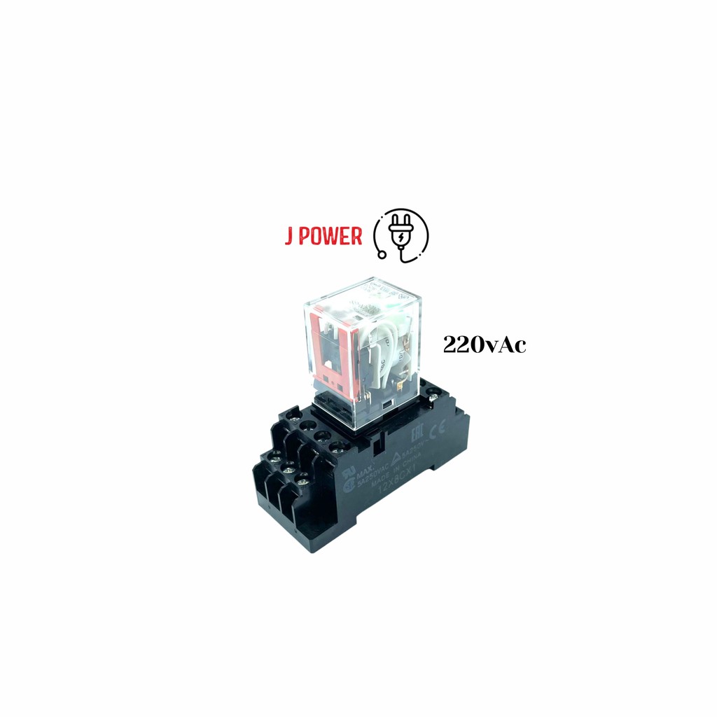 ORIGINAL OMRON MY4N-GS 12vdc/24vdc/220vdc 8Pin Relay & Socket | Shopee ...