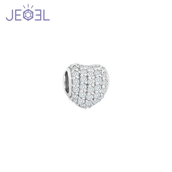 JEOEL Small Heart Pave (Blue Topaz) Bead | Shopee Malaysia