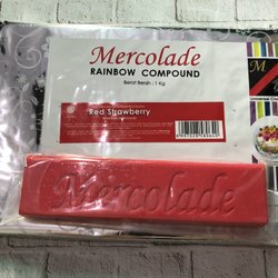 MERAH [1 Bar] Mercolade Red Strawberry 165gr (from 1kg packaging ...
