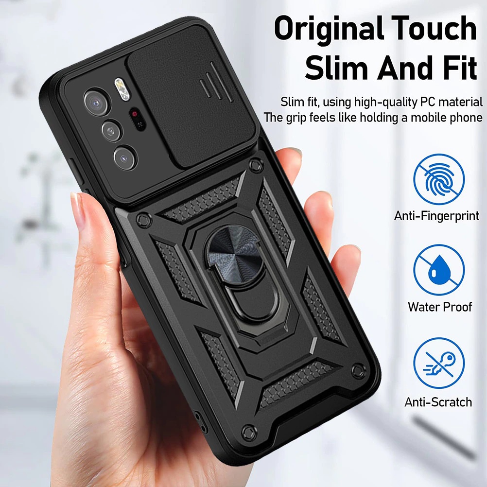 Xiaomi Poco X3 GT Case ARMOR SLIDE CAMERA PROTECTION Case Casing Xiaomi ...