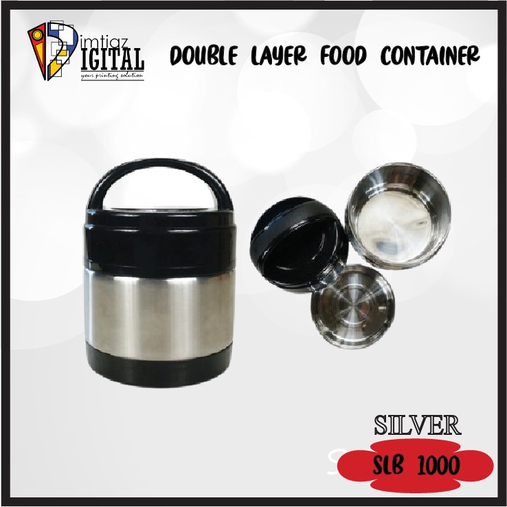 SLB 1000 | Double Layer Food Container 1 Liter | Shopee Malaysia